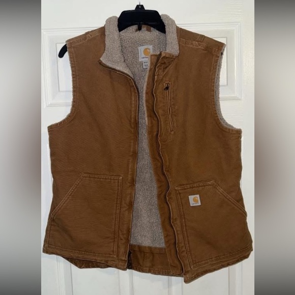 Carhartt | Jackets & Coats | Carhartt Tan Work Vest | Poshmark